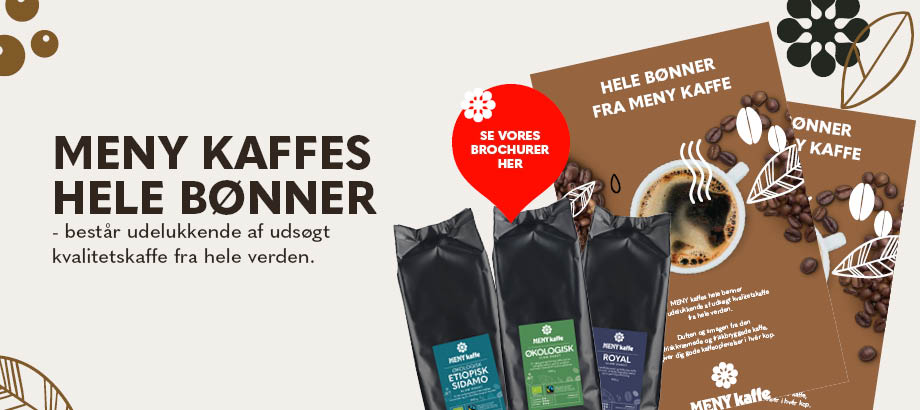 MENY Kaffe - Kendt for kaffen - men vi kan så meget mere