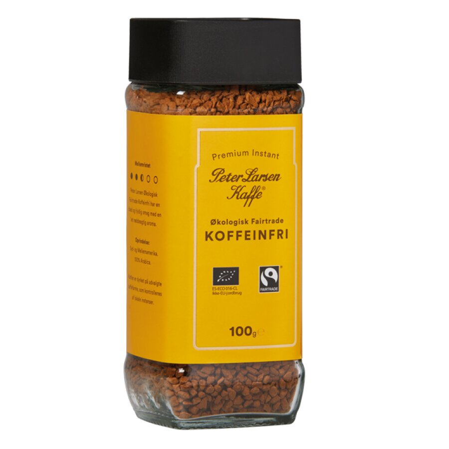 Instant kaffe Øko FT koffeinfri 100g glas